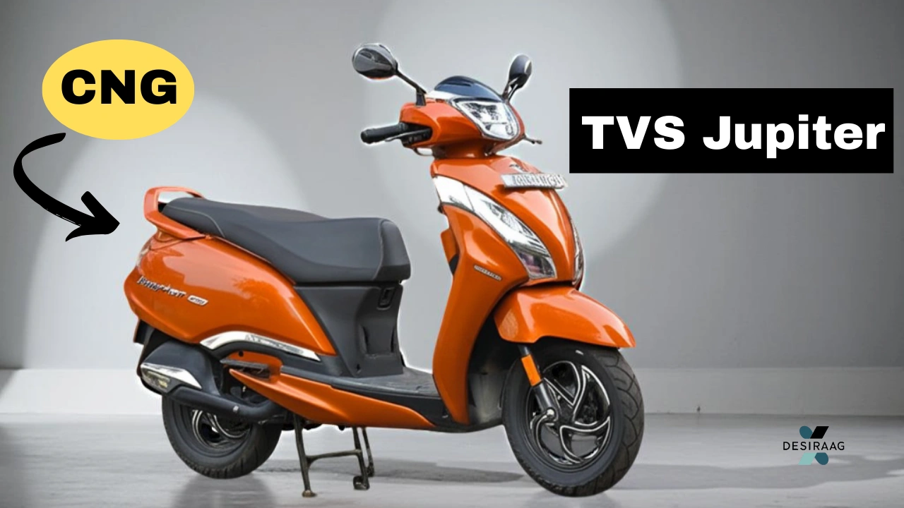 TVS Jupiter CNG: World’s First CNG Scooter Unveiled in India