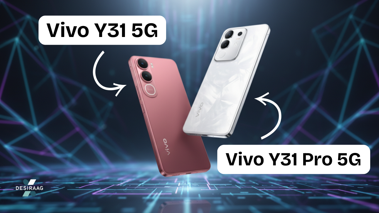 Vivo Y31 5G & Y31 Pro 5G Launched in India with 6500mAh Battery