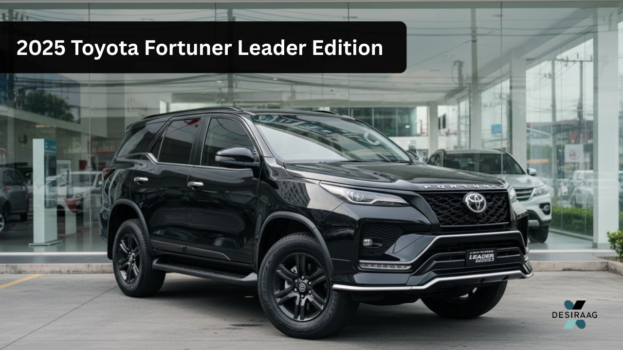 2025 Toyota Fortuner Leader Edition: Price, Features & Variants
